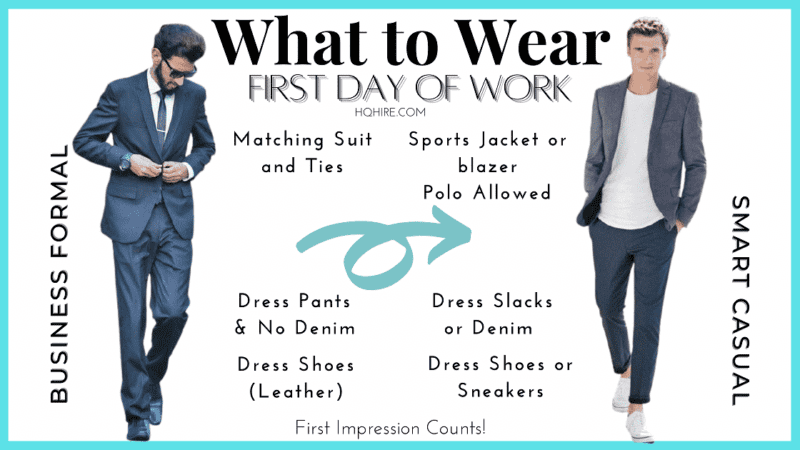 What To Wear On First Day Of Work For MEN (Formal Or Casual) | 2022